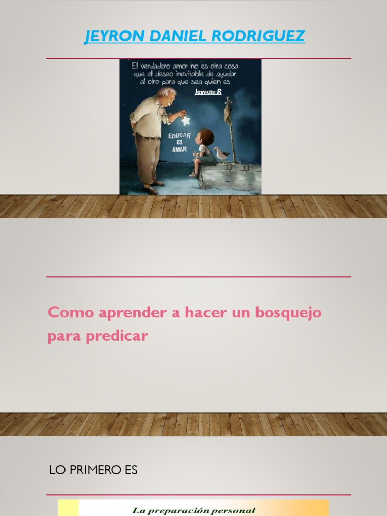 Como Aprender A Predicar Jeyron Rodriguez | PDF