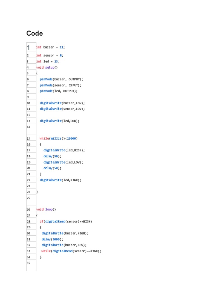 Arduino Coding For Sensor | PDF | Telecommunications Engineering | Measuring Instrument
