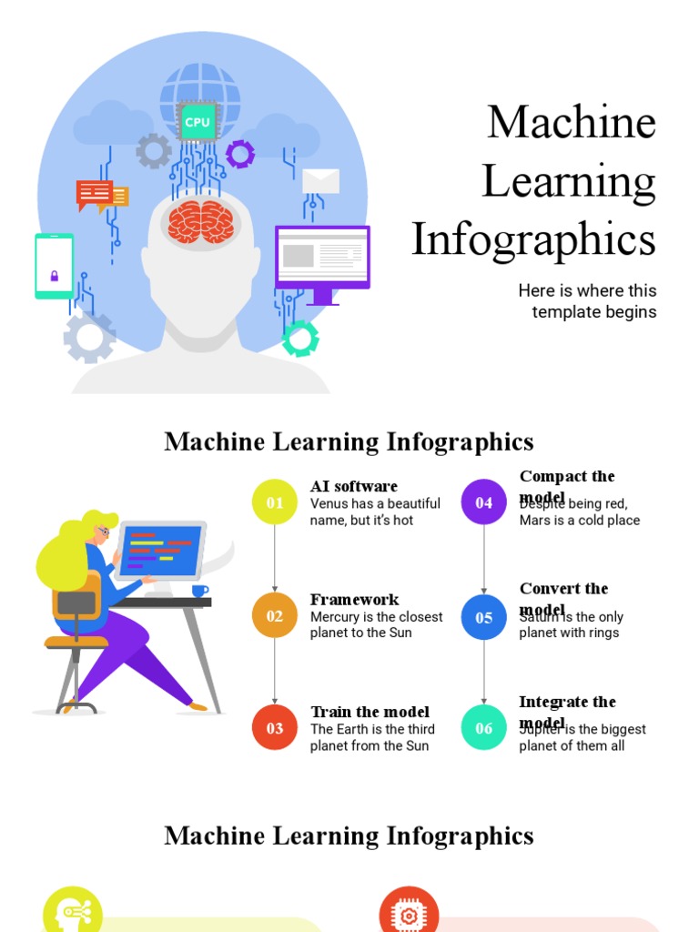 Machine Learning Infographics by Slidesgo | PDF | Planets | Machine ...
