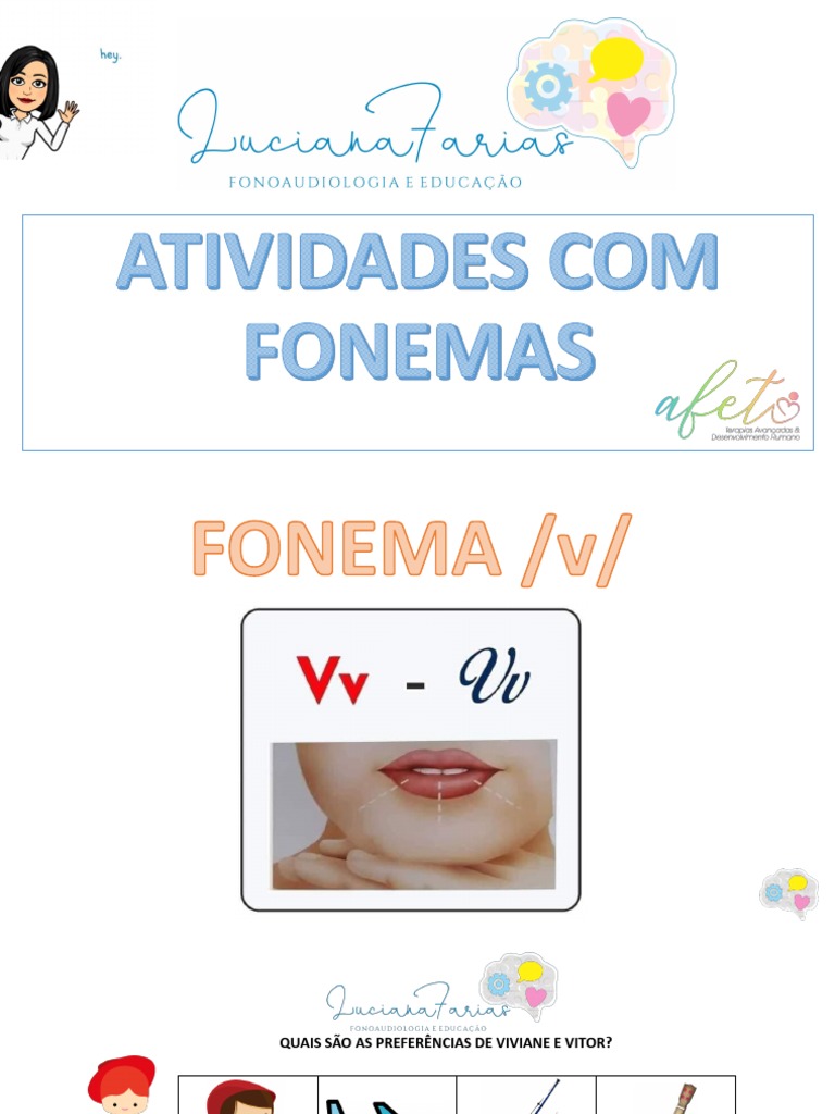 Fonema V | PDF | Voz humana | Linguística
