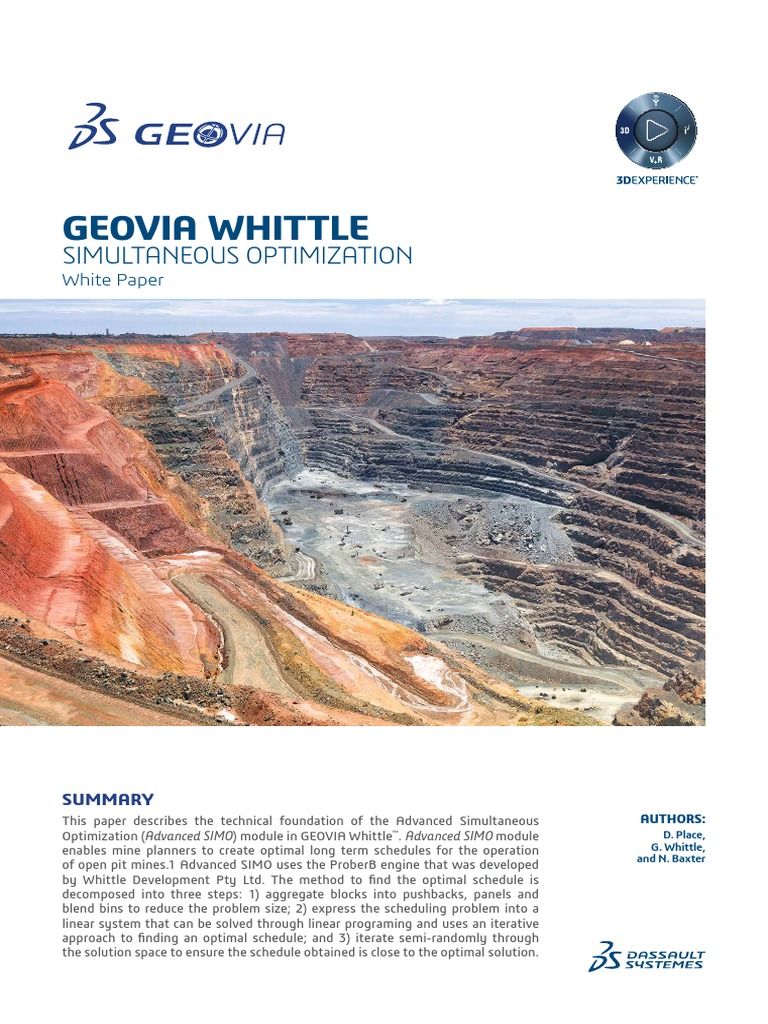 Strategic Mine Planning-1 | PDF | Mathematical Optimization | Linear Programming