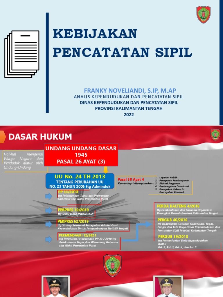 Materi Kebijakan Capil 2022 | PDF