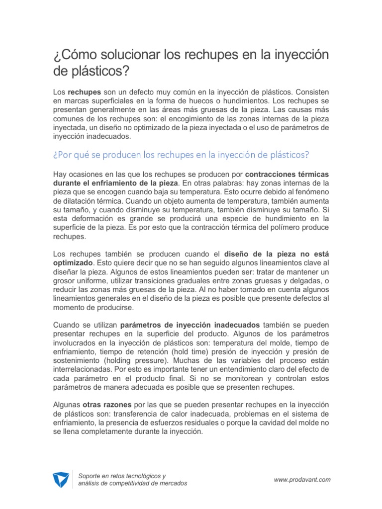 Rechupes Información | PDF | El plastico | Física Aplicada e ...