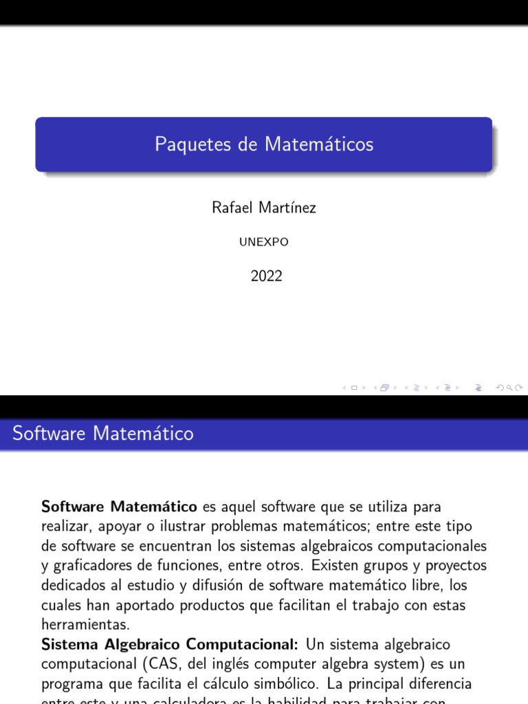 Software Matematico | PDF | Software | Informática