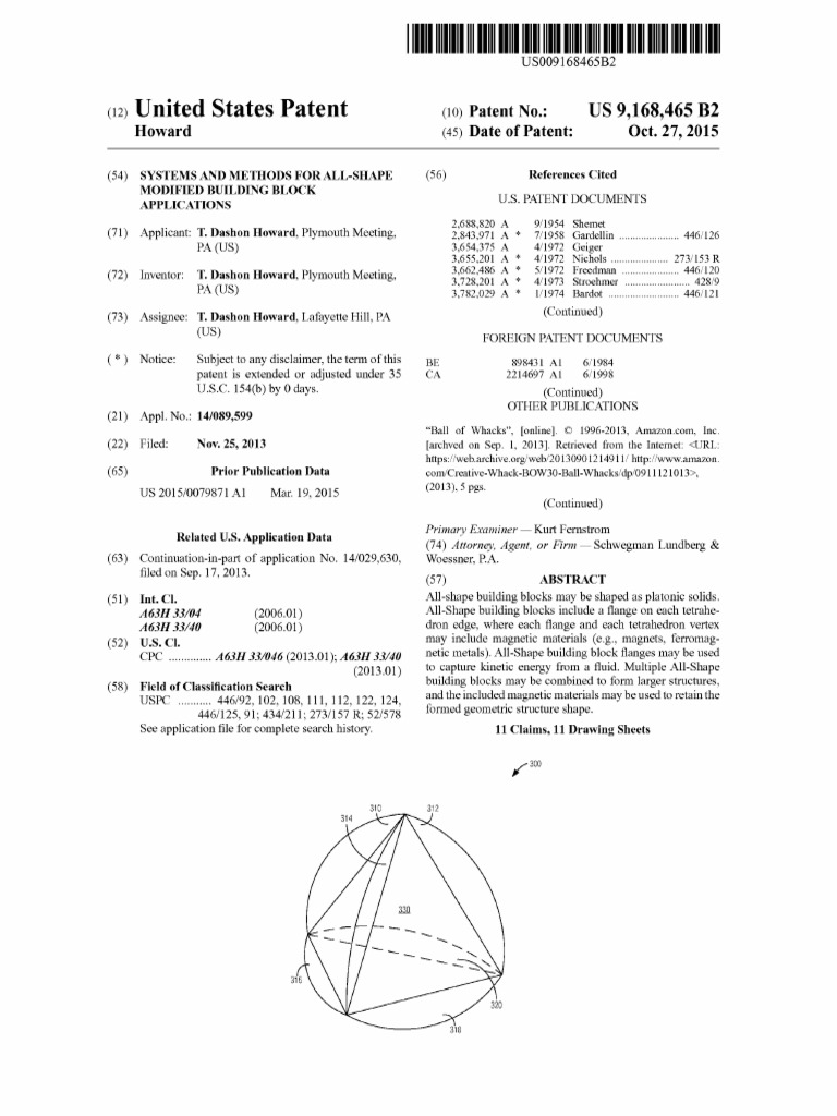 Terrence Howard's All-Shape Patent | PDF | Tetrahedron | Triangle