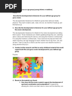 Infant Lesson Plan | PDF