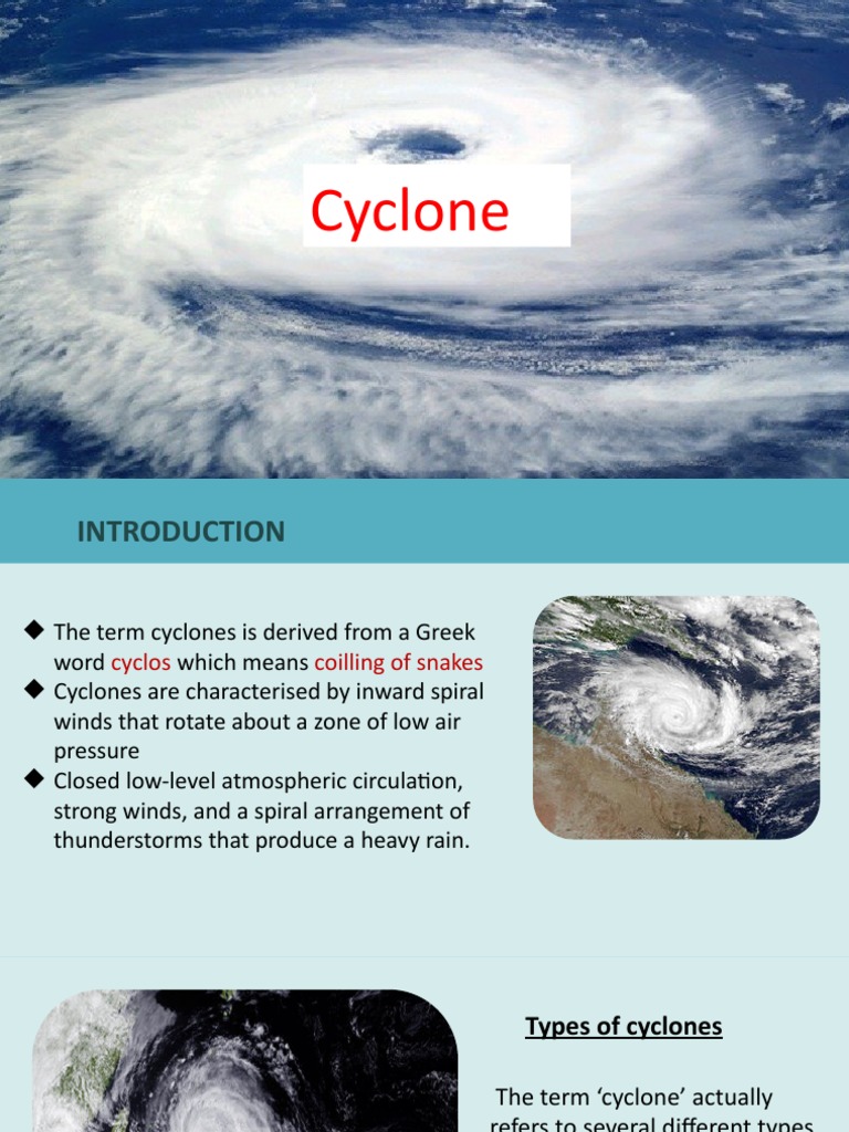 Cyclones | PDF | Tropical Cyclones | Cyclone