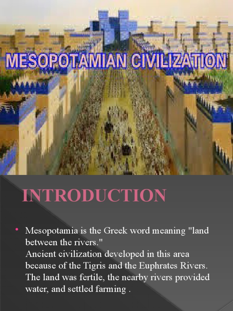 Mesopotamian Civilization | PDF