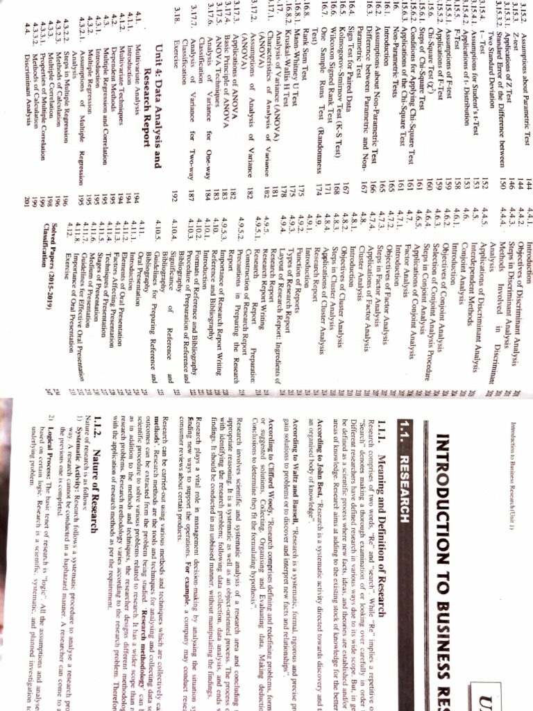 Unit 1 BRM MDU | PDF