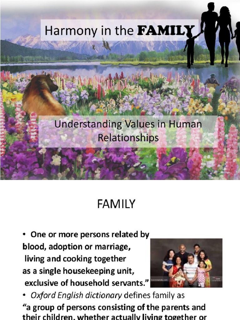 Understanding the Elements of a Harmonious Family, Society and ...