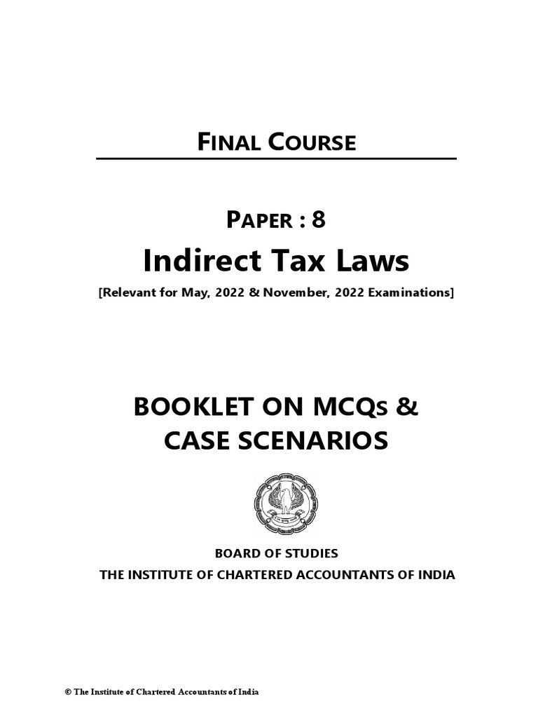 Idt MCQ | PDF | Multiple Choice | Value Added Tax