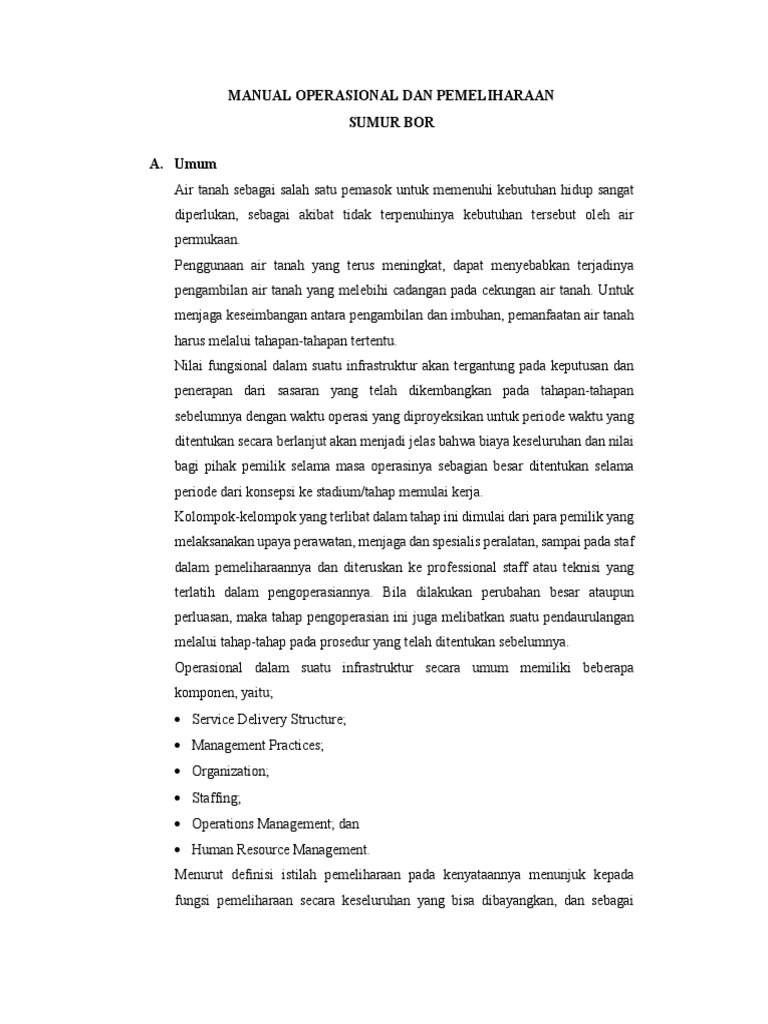 Laporan Manual OP SB | PDF