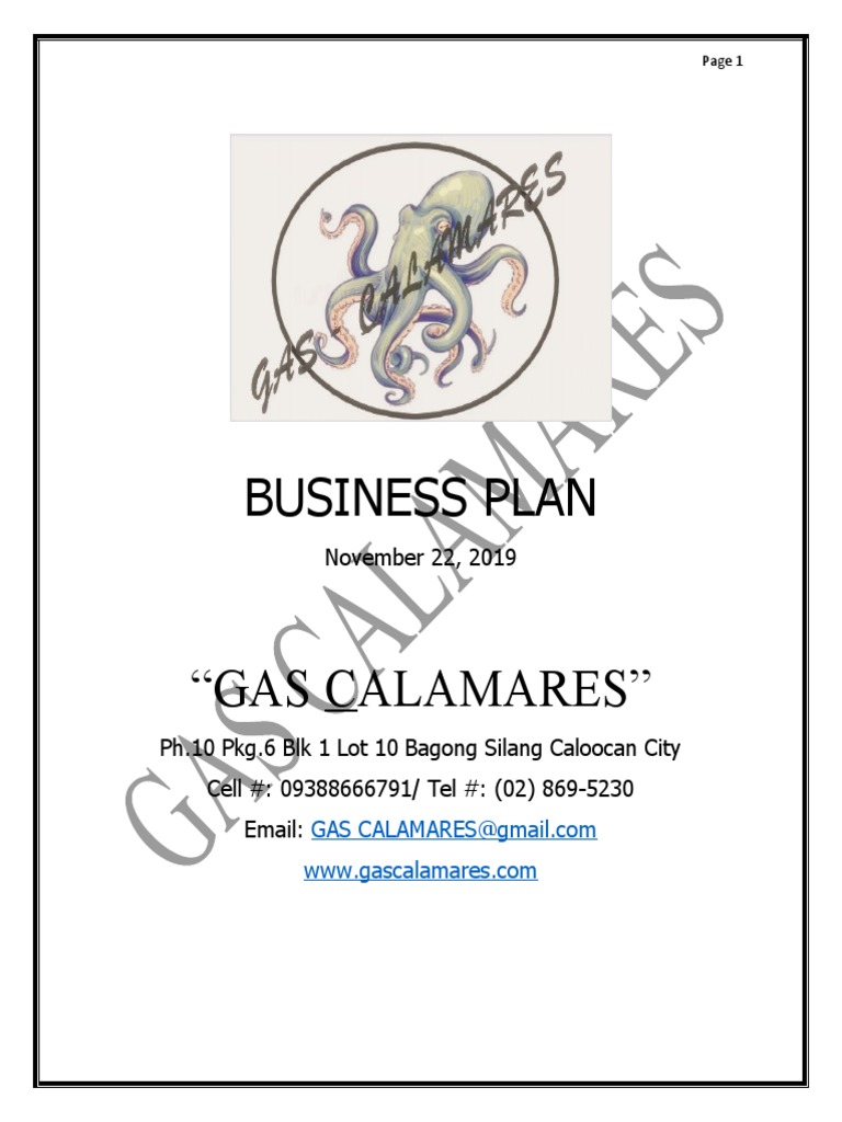 Business Plan of Entrep | PDF | Western Cuisine | Regional & Ethnic Food