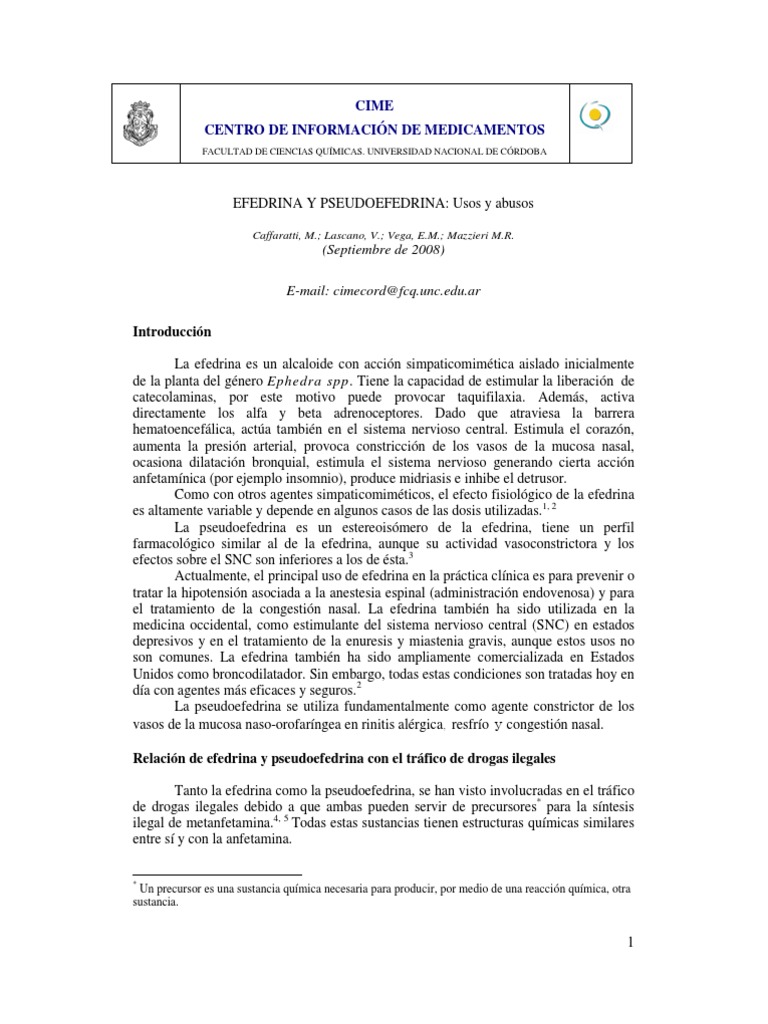 Efedrina | PDF | Metanfetamina | Mdma