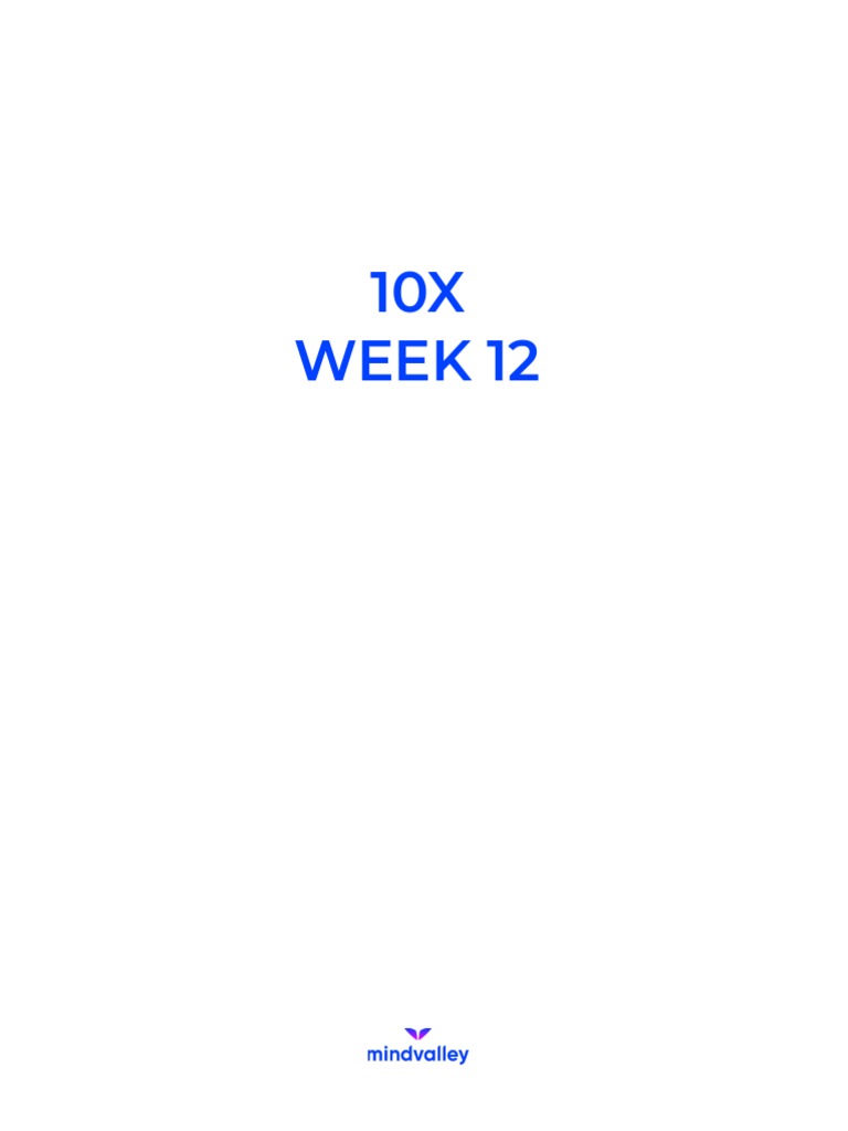 Day - 78 - 10X - Workbook - Week - 12 10x | PDF | Weight | Physical ...