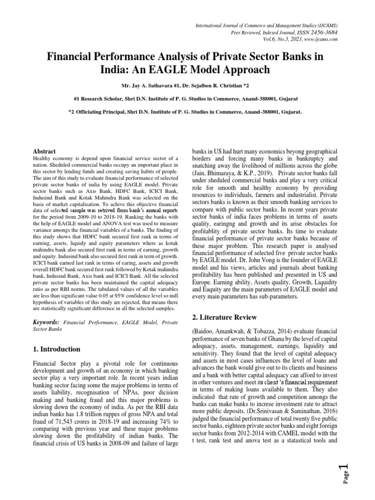 Financial Performance Analysis of Privat | PDF | Banks | Investing