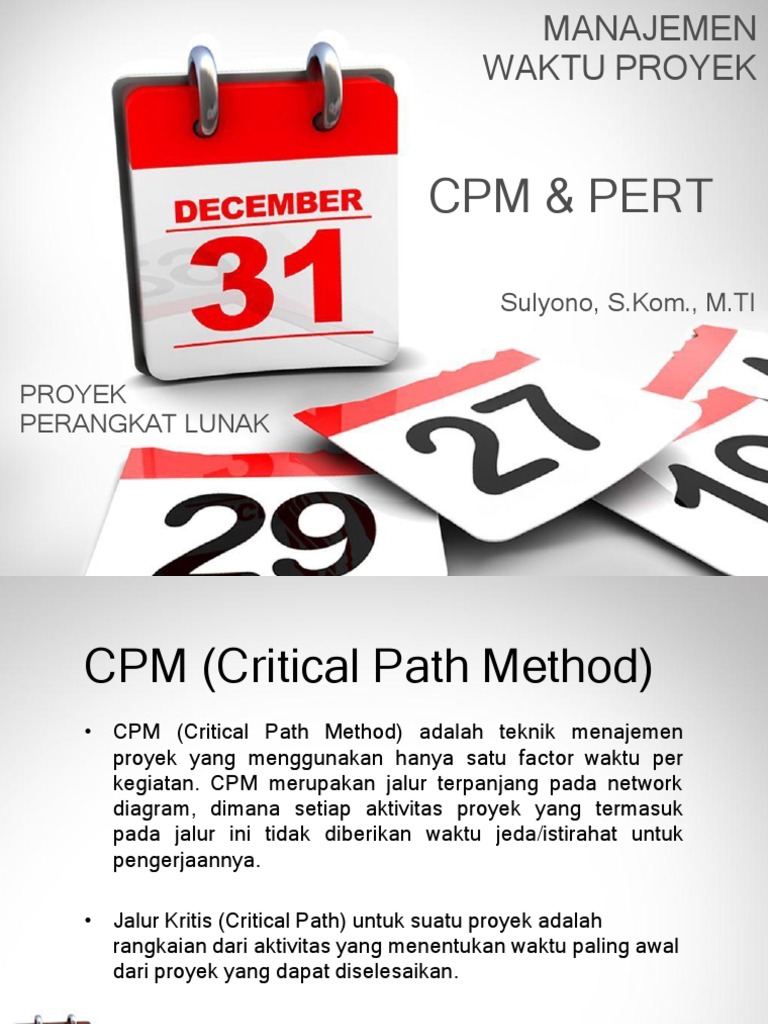 PPL-9 - Pert CPM | PDF