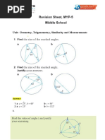 Mock Myp 5 Math Practice | PDF