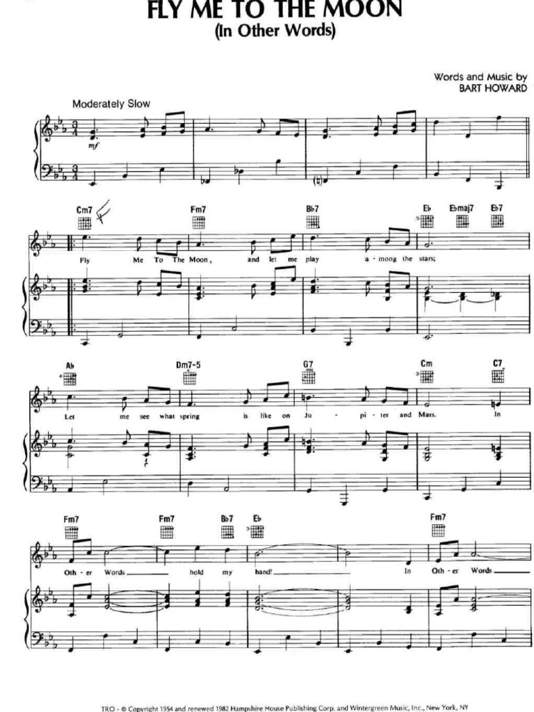 Fly Me To The Moon | PDF