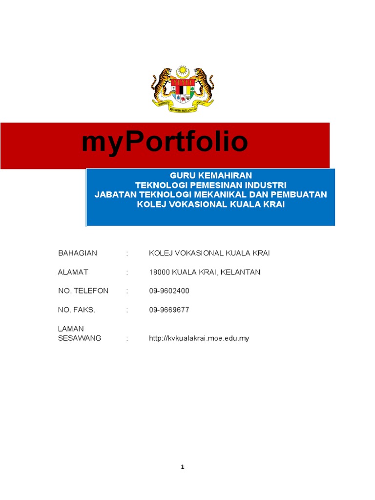 CTH Myportfolio Guru Kemahiran | PDF
