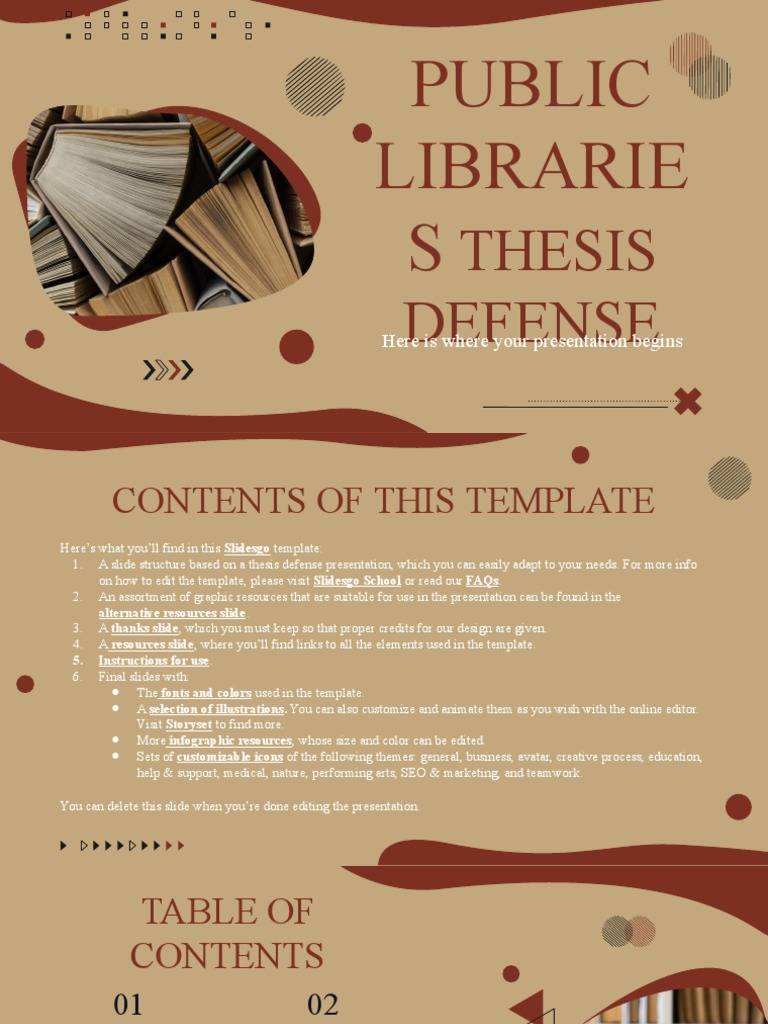 Thesis Defense Presentation Template | PDF | Planets | Neptune