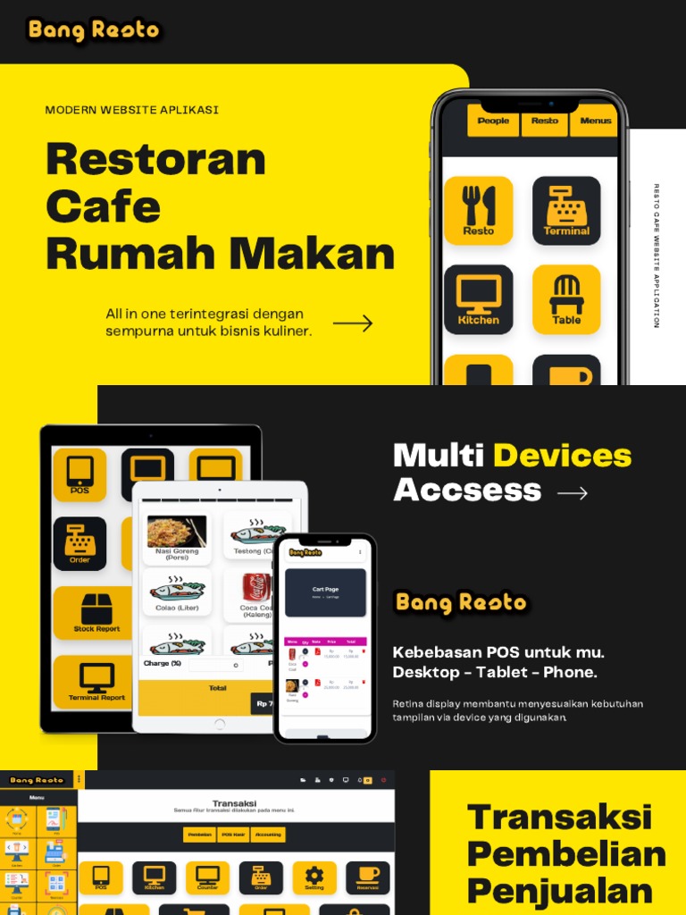 Bang Resto Aplikasi Restoran | PDF