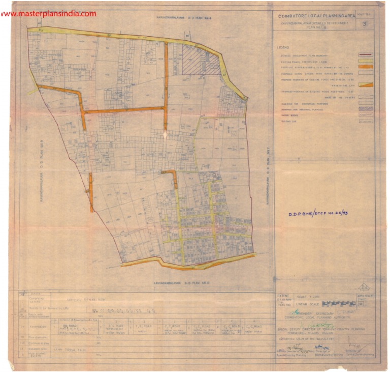 Kavundampalayam Detailed Development Plan 8 | PDF
