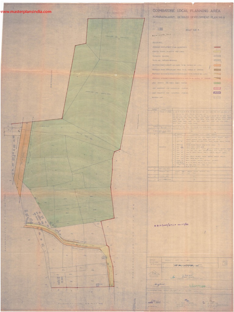 Kumarapalayam Detailed Development Plan 3 | PDF