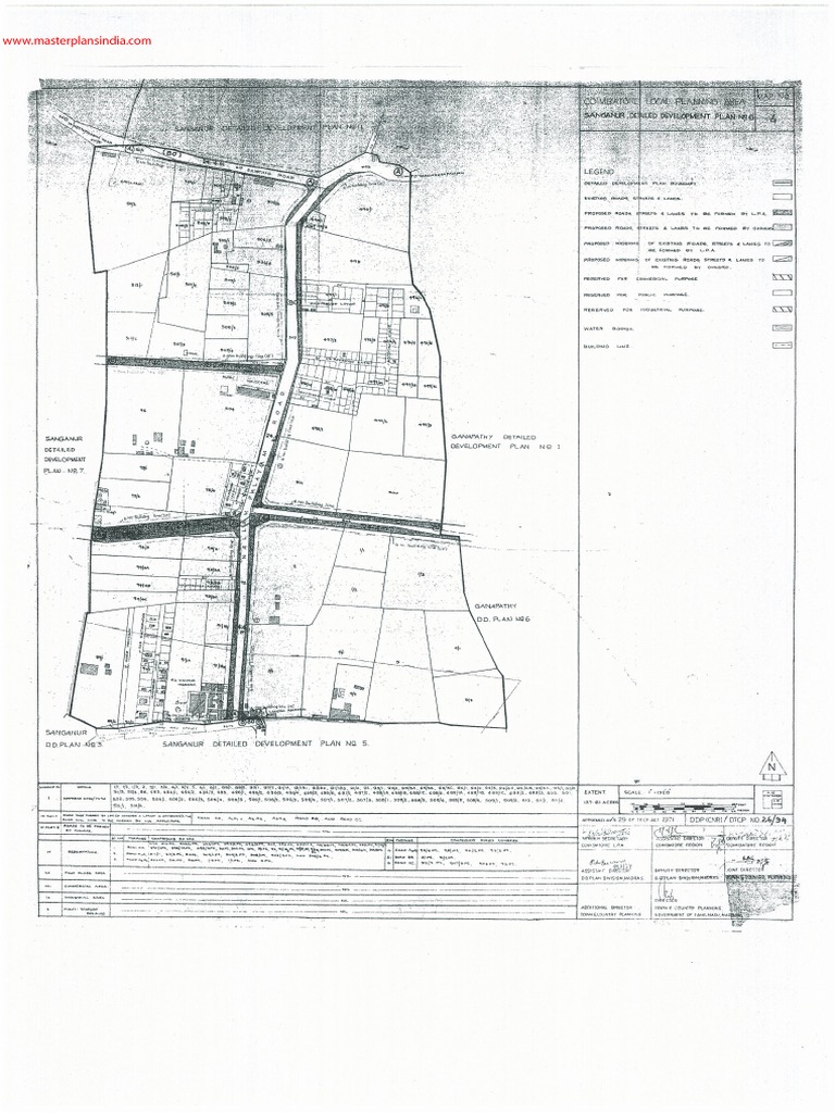 Sanganur Detail Development Plan 6 | PDF