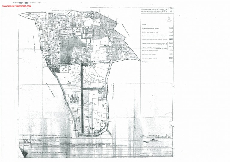 Singanallur Detailed Development Plan 21 | PDF