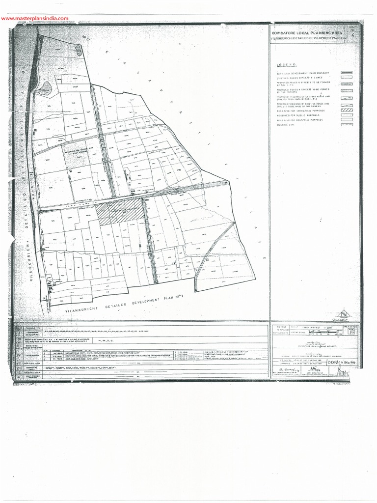 Vilankurichi Detailed Development Plan 2 | PDF