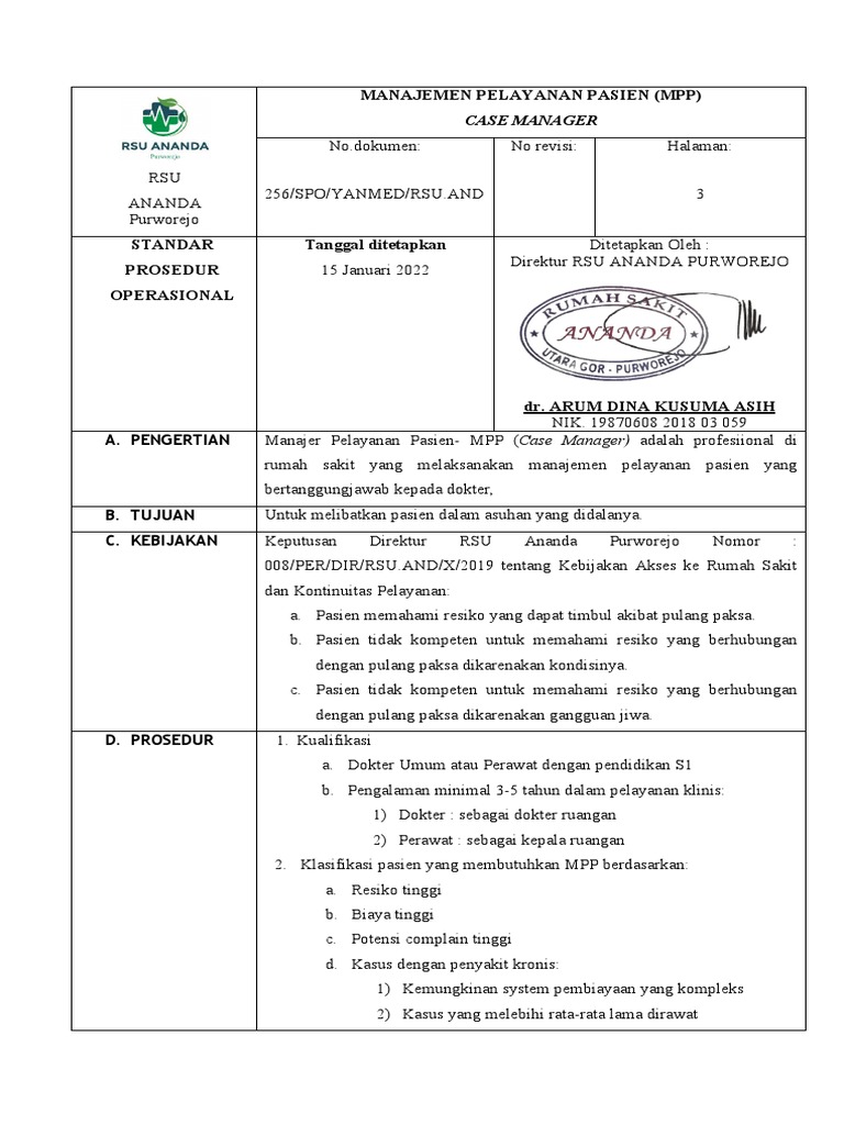 Spo MPP | PDF | Kesehatan Holistik | Sains & Matematika