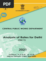 CPWD Plinth Area Rates 2021 | PDF