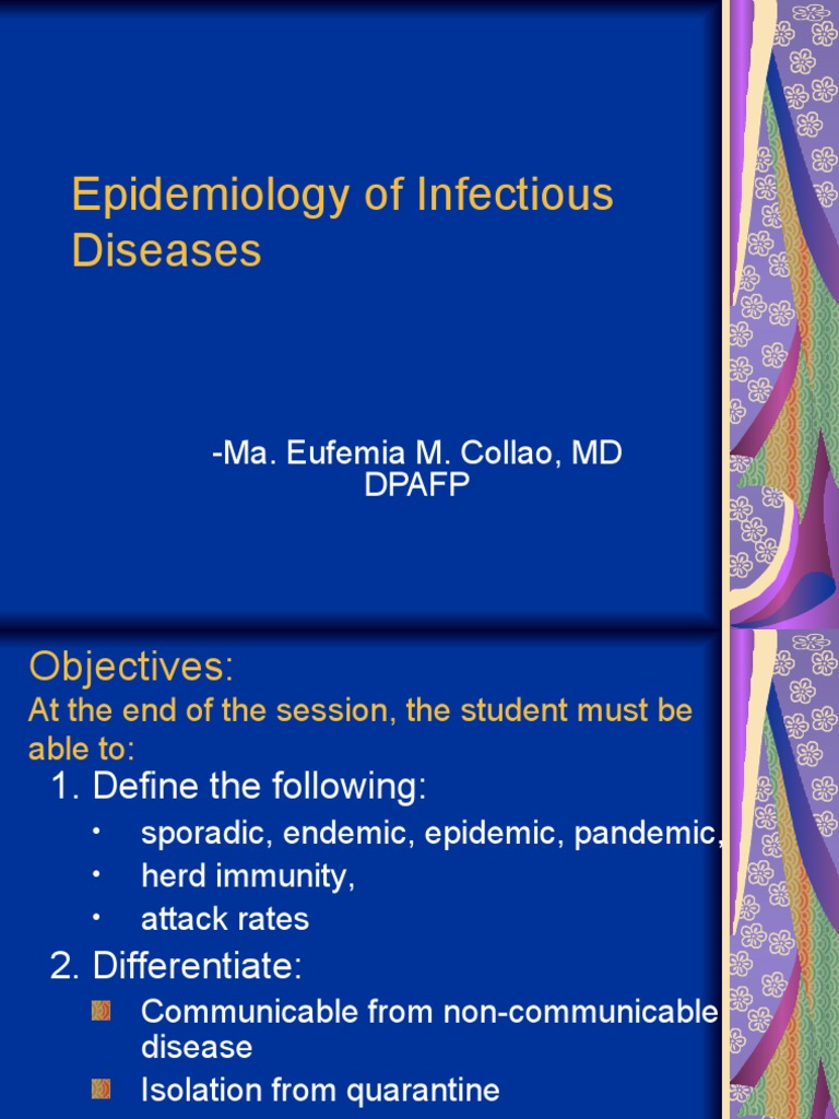 Epidemiology of Infectious Diseases | Transmission (Medicine) | Infection