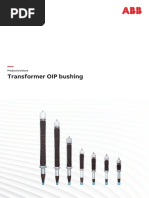 1 - HV Bushing - GOM - Technical Guide - ABB | PDF | Transformer | Insulator (Electricity)
