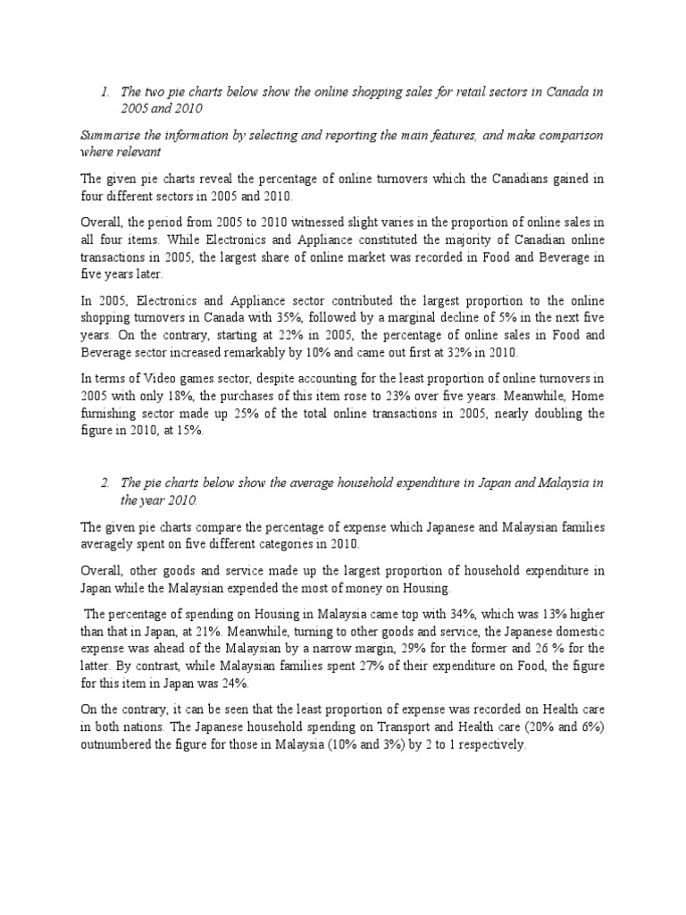 Homework | PDF | Pie Chart | Malaysia