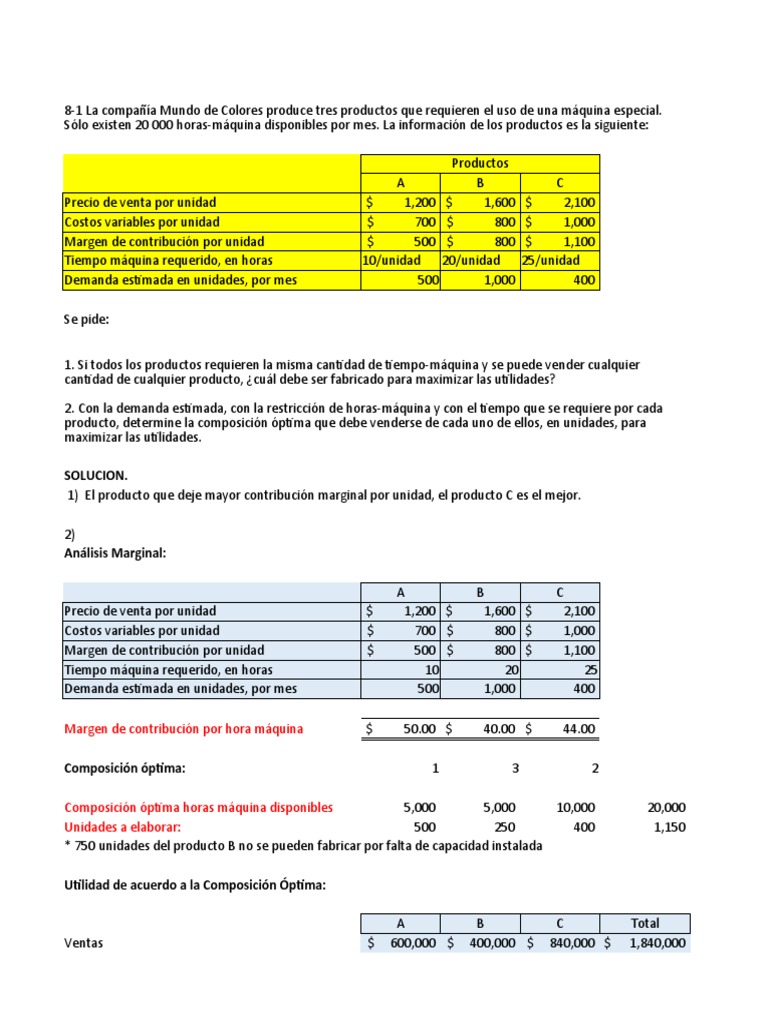 Cap Tulo 8 Ejercicios.. Rodis Meza | PDF | Economias