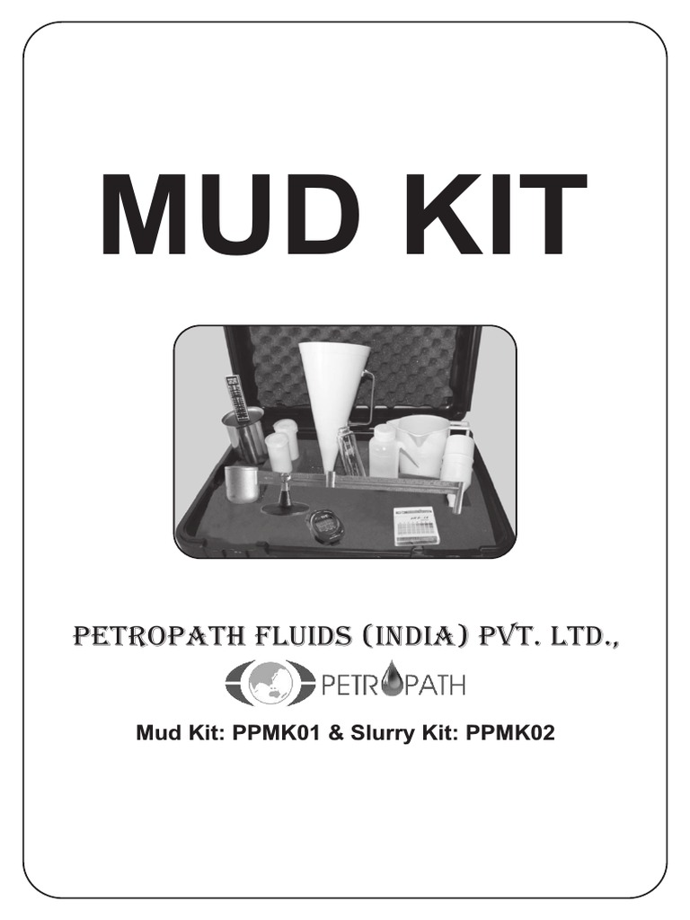 Mud Kit - Slurry Kit Manual | PDF | Ph | Titration