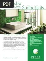 Dow Surfactants: Reference Chart | PDF | Surfactant | Emulsion