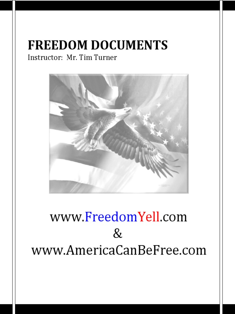 Tim Turner Freedom Seminar Documents CD - Section 1 | PDF | Notary ...