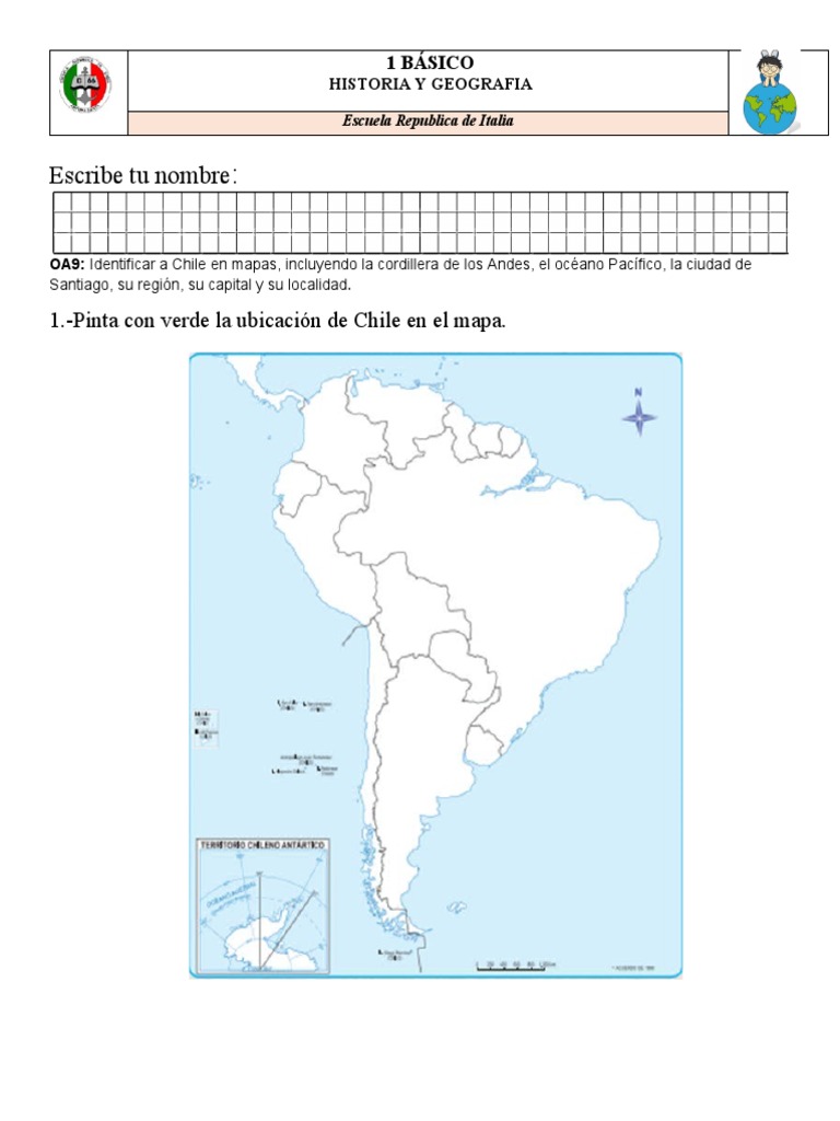 Ubicar Chile en El Mapa | PDF