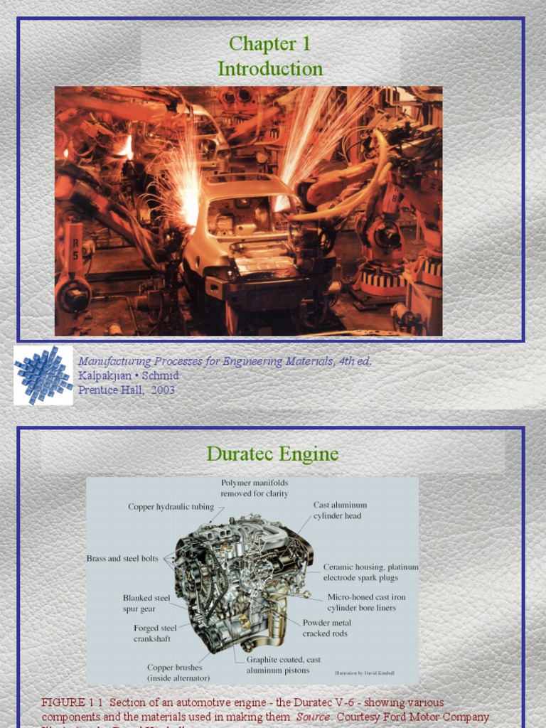 Manufacturing Processes For Engineering Materials, 4th Ed.: Kalpakjian ...