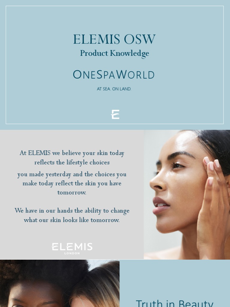 ELEMIS OSW Product Profile 21-22 | PDF | Wrinkle | Cosmetics