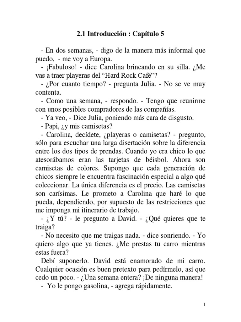 Capitulos 5 y 8 | PDF