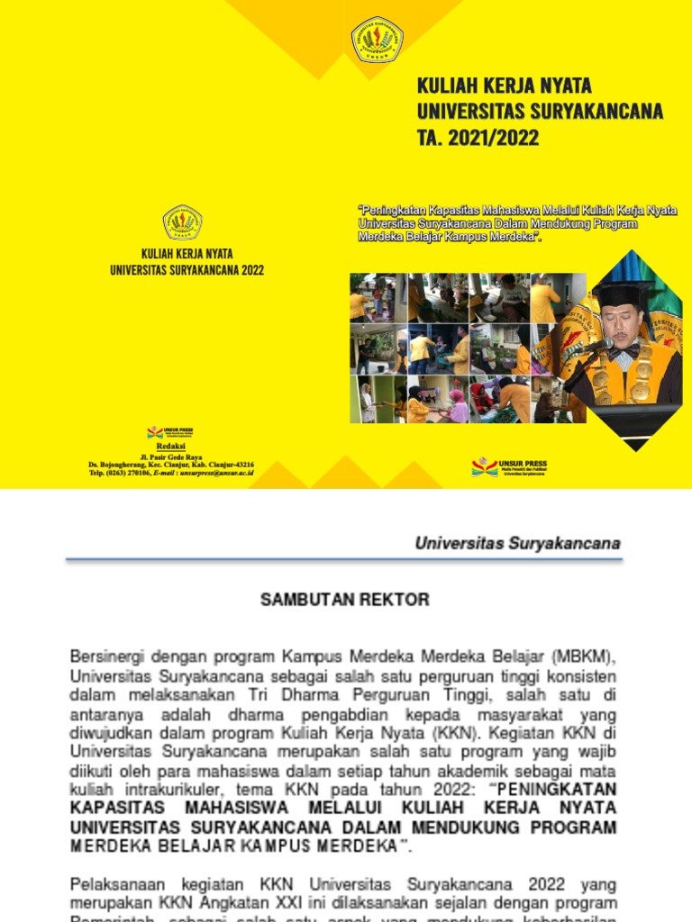 Buku Pedoman KKN Unsur 2022 | PDF