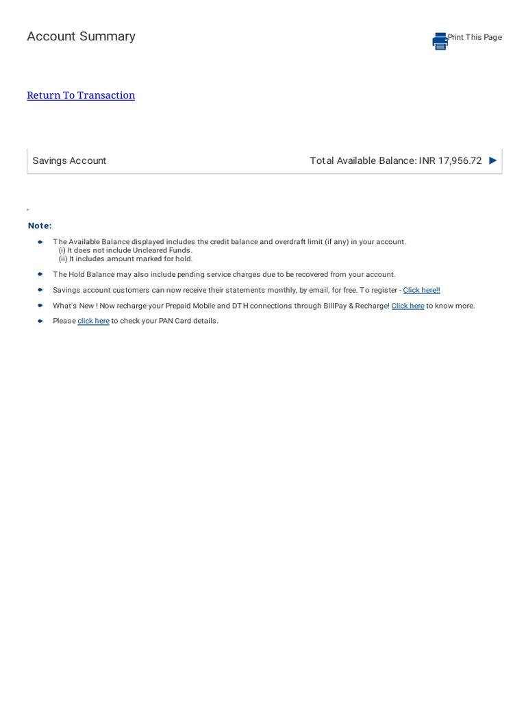 Welcome To HDFC Bank NetBanking | PDF