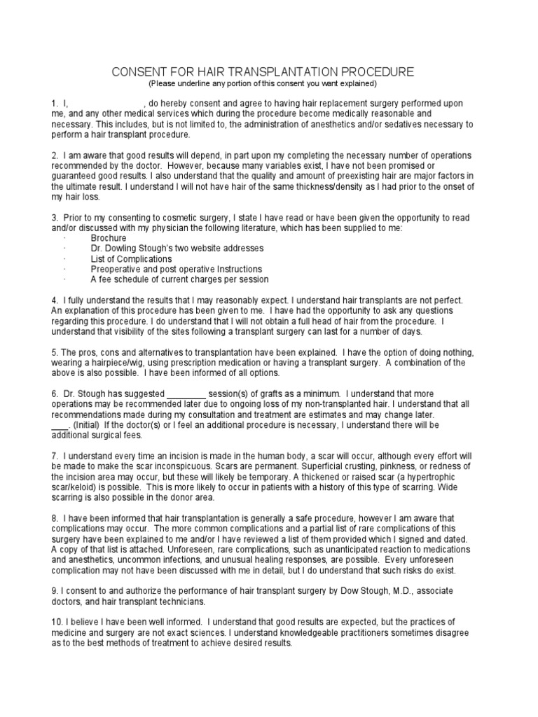 HT Consent | PDF | Anesthesia | Surgery