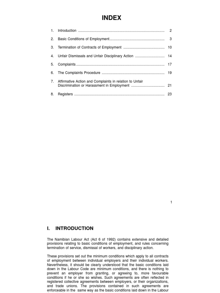 The Labour Act in Practice | PDF | Labour Law | Employment