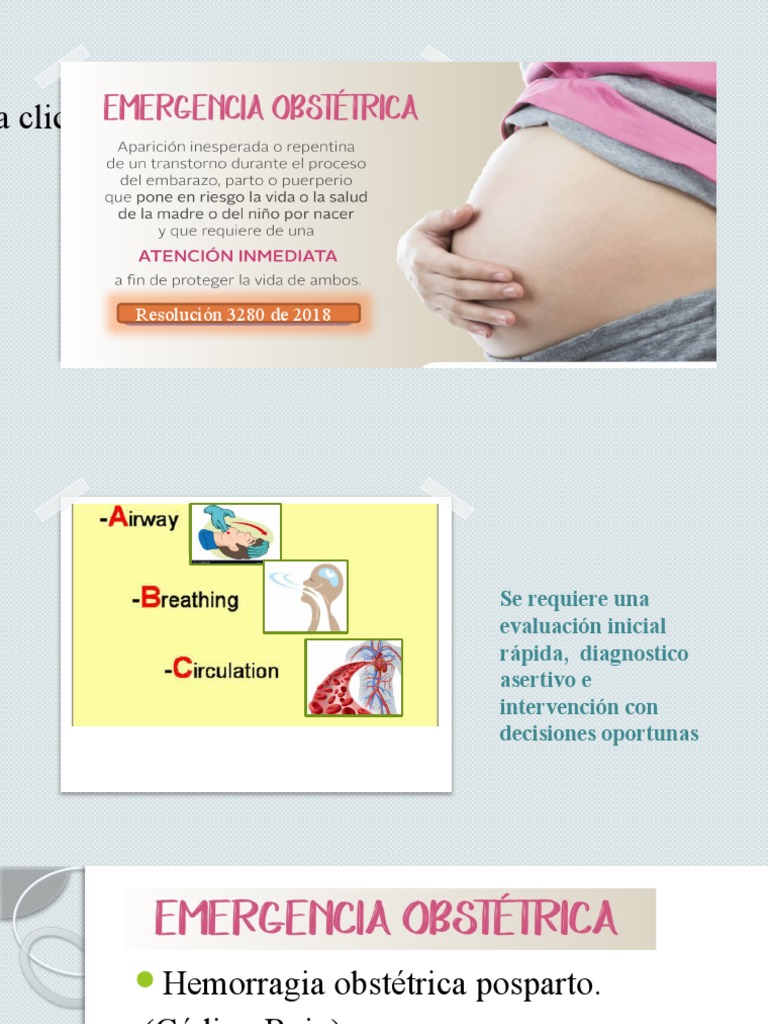 Emergencias Obstetricas Pdf Parto Septicemia