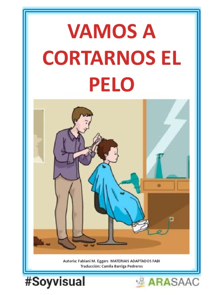 Mini Book-Historia Social-Vamos Cortar El Pelo | PDF | Peluquero | Pelo